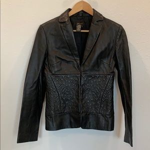 BCBG Jackets & Coats | Leather Jacket | Poshmark